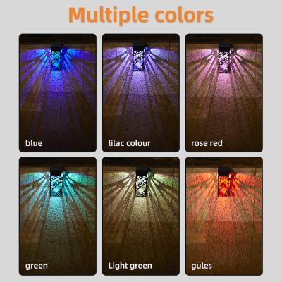 China Waterproof Solar LED Garden Light Decorative Solar Fence Light For Yard Patio for sale