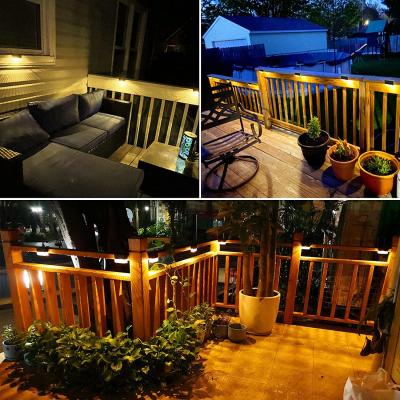 China RGB Lights Solar Fence Light Outdoor led solar light with Warm White Lighting Color for sale