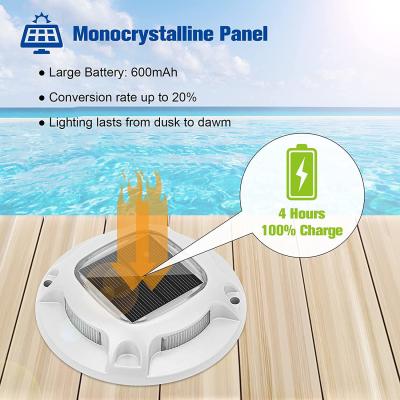 China IP67 Waterproof Solar Dock Light with Battery 1.2V/600MAH Ni-Mh Battery -20C- 60C for Dock Safety and Illumination for sale