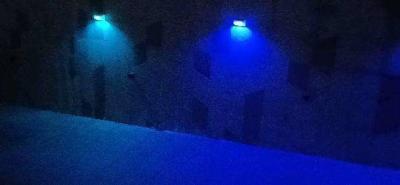 China Waterproof New RGB Decorative Solar Fence Lights with Color Changing Warm White Mode for sale