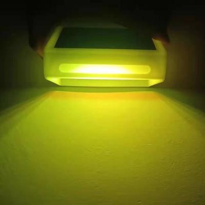 China Waterproof New RGB Decorative Solar Fence Lights with Color Changing Warm White Mode for sale