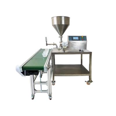 China Semi-automatic Single Heads Rotor Pump peanut butter Shampoo Thicker Liquid Soap Hand Gel Sprays Bottle Paste Filling Machine for sale