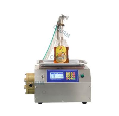 China CSY-15 CNC automatic sesame paste edible oil glue cosmetics face cream sticky honey quantitative weighing filling machine for sale