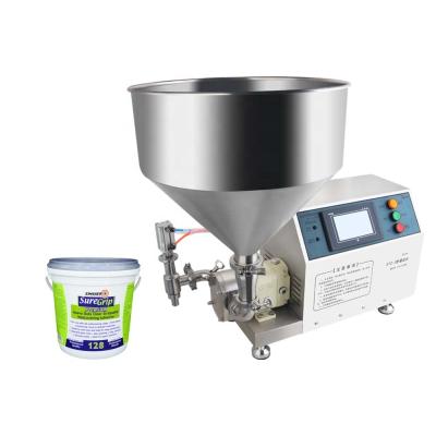 China semi automatic rotor pump glue peanut butter can detergent plastic bottle oil tahini cosmetic glass jar paste filling machine for sale