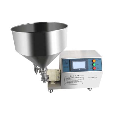 China semi automatic rotor pump glue peanut butter can detergent plastic bottle oil tahini cosmetic glass jar paste filling machine for sale