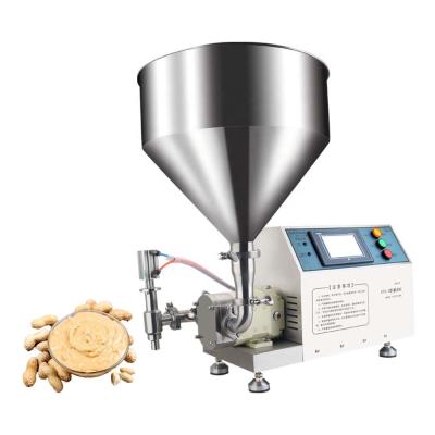 China Semi-automatic Single Heads Rotor Pump peanut butter Shampoo Thicker Liquid Soap Hand Gel Sprays Bottle Paste Filling Machine for sale