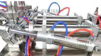 China Semi-automatic Tomato Paste Filling Machine for sale