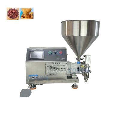 China desktop semi automatic perfume yogurt high viscosity liquid jelly Lip balm paste filling machine solution filling machine for sale