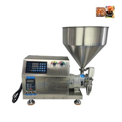 China High-quality liquid  paste  lotion semi automatic cam rotor pump filling machine High viscosity paste nail polish leek paste for sale
