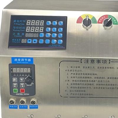 China High-quality liquid  paste  lotion semi automatic cam rotor pump filling machine High viscosity paste nail polish leek paste for sale