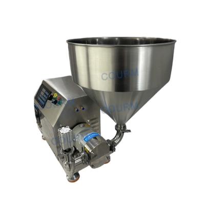 China Rotary pump high viscosity cheese chocolate peanut butter rice paste vegetable paste electric mixing filling machine for sale