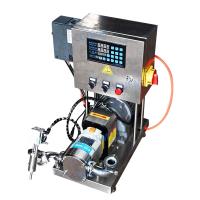 China Servo Motor Electric Control Horizontal Single Nozzle Pedal Switch Semi Automatic For Paste With Vertical Hopper for sale