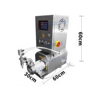 China Servo Motor Electric Control Horizontal Single Nozzle Pedal Switch Semi Automatic For Paste With Vertical Hopper for sale