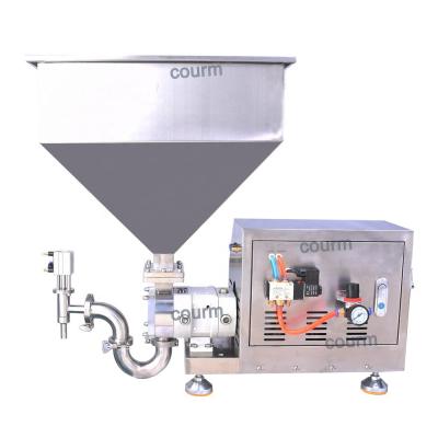 China Semi automatic meat filling bean paste solid with particles small stainless steel CAM rotor pump filling machine for sale