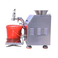 China Semi automatic rotor pump beef chop pepper paste bean paste sesame paste horizontal quantitative weighing tank machine for sale