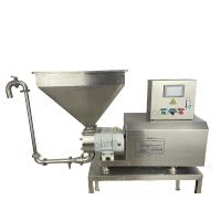 China semi automatic  Large grain sauce paste ink thermal insulation filling machine with heating function for sale