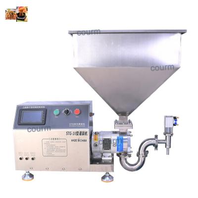 China Hand sanitizer cosmetics Fresh fish bait toilet cleaning gel paste hot sauce semi automatic heating stirring filling machine for sale
