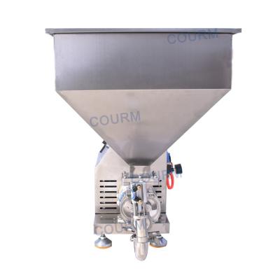 China Semi automatic glue resin syrup jujube honey asphalt glass glue silicone high viscosity large capacity mixing filling machine for sale