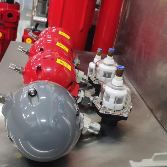 Internal Auto Drain mechanism close-up