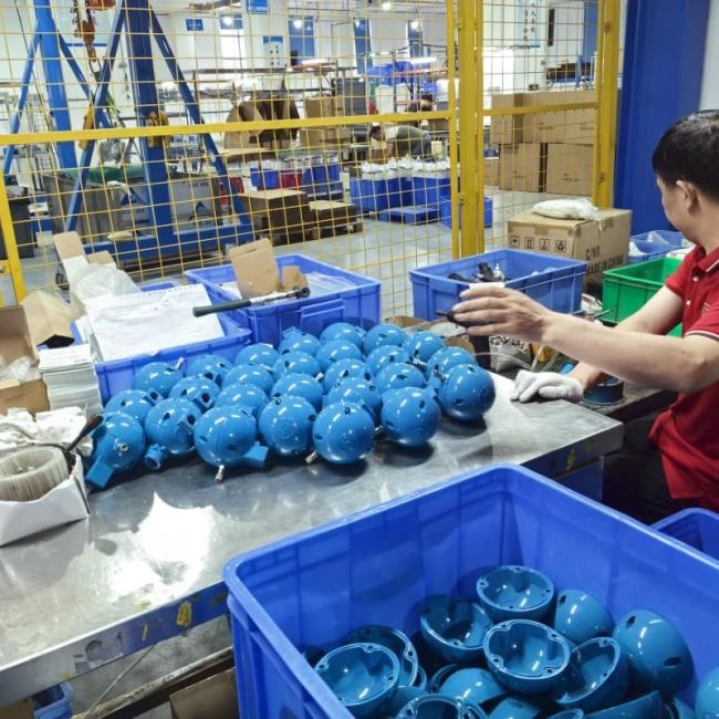 Internal Auto Drain installed in industrial application