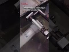 Compressed air filtration with 0.01 micron