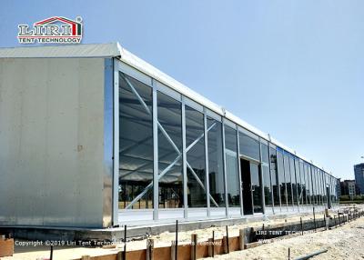China LIRI Semi-Permanent Builing Tents With Glass Wall For Wedding Events for sale