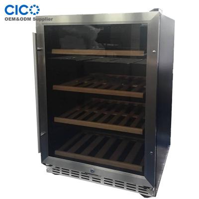 Cina I dispositivi di raffreddamento di vino del compressore di CICO 46-52bottles scelgono la temperatura in vendita