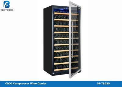 China Customized Electronic Compressor Wine Cooler SF-780SS 5 - 22 Degree Temp Range for sale