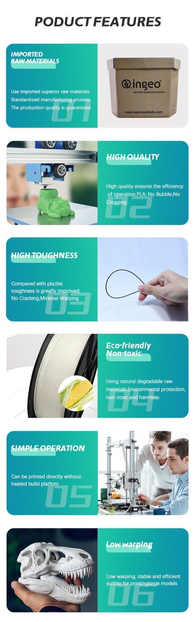 PLA Filament Net Weight 1kg 3D Printer 18 Colors Mint Green