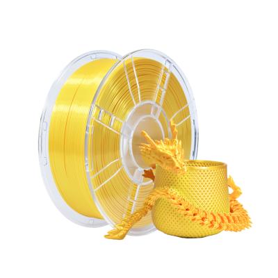 중국 3D 프린팅 필라멘트PLA 실크 골드 노란색강도 강화된 3D 프린터 필라멘트 1KG 1.75MM 판매용