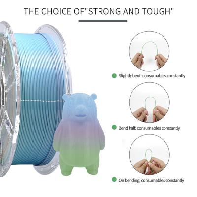 China Custom Silk 3D Printer Filament Toughness Enhanced PLA Plus for sale