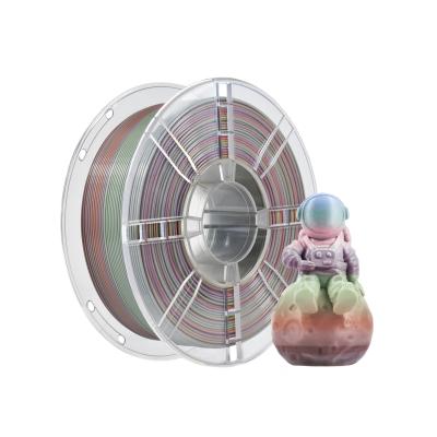 China 18 Colors 3D PLA Filament Strong Toughness Rainbow Gross Weight 1.4kg For 3D Printing for sale