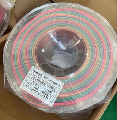 Impressora 3D de alta resistência PLA Filamento 1,75 mm Matéria Candy Rainbow