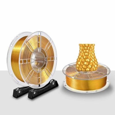 Stampa 3D 1.75mm seta oro Filato di PLA avvolto Filato di stampa 3D