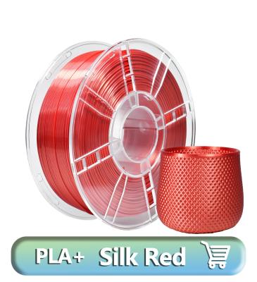 China 3d Printing Filament 1.75mm PLA Filament Silk Red 1kg 3D Printer for sale