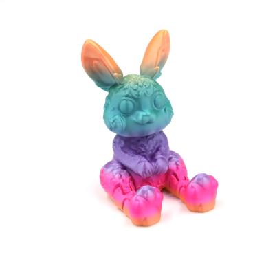 Cina Set regalo coniglio stampato in 3D per Pasqua Decorazione regalo Fornire servizi di stampa personalizzati in vendita