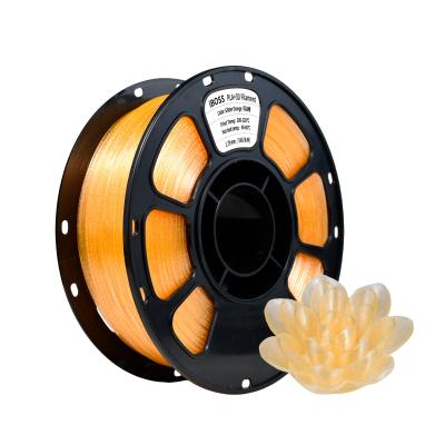 China iBOSS PLA+ フィラメント 100% バブルフリー 硬さ 強化 輝き オレンジ 3D プリント用 for sale