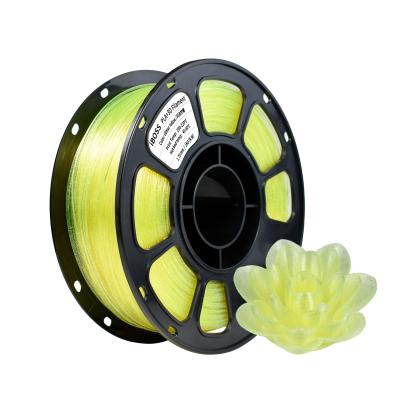 China 3Dプリント フィラメント グリッター 黄色 PLA+ フィラメント 硬さ強化 1.75mm 3Dプリンター for sale