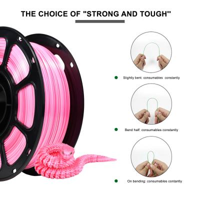 Cina iBOSS PLA+ Filamento di stampante 3D di alta qualità a doppio colore di seta Babi rosa 1,75 mm in vendita