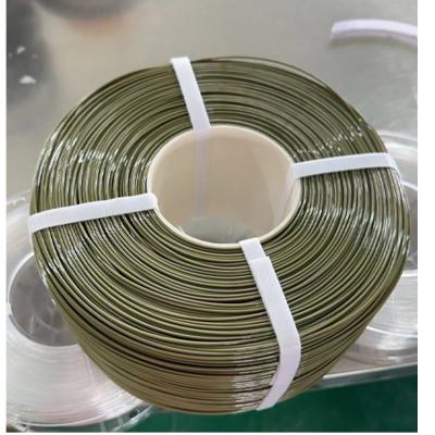 China 3D gedrukt 3000g PETG Khaki Groen 3D Printing Filament 1.75mm PETG Filament for sale