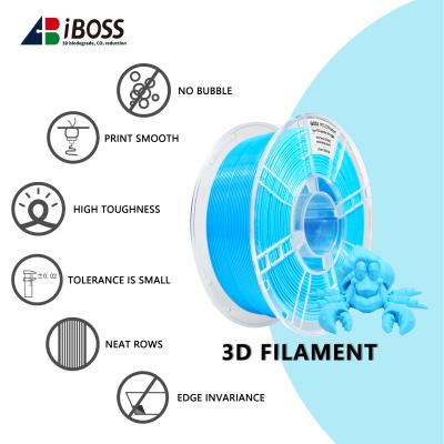 Chine PETG Filament bleu clair 1 kg Imprimante 3D Filament surface d'impression lisse à vendre