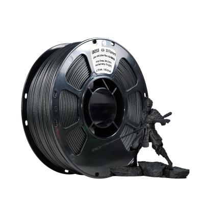 China IBOSS Strong Durable ASA Black  Carbon Fiber 3d Printer Filament 1.75mm Filament for sale