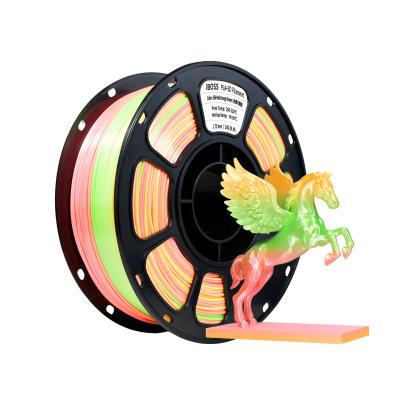 中国 PLA+ シルク 3Dプリンターフィラメント 1.75mm 赤 オレンジ 緑 1kg 販売のため