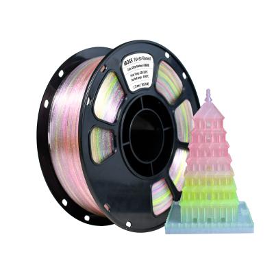 China IBOSS PLA+ 3D Printer Filament Glitter Rainbow 1.75mm PLA Filament 1000g for sale