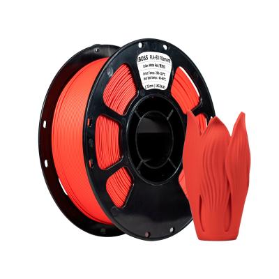 China iBOSS 3D Printer PLA+ Filament Matte Red 3d Printing Filament 1.75mm 3d Printing Filament for sale