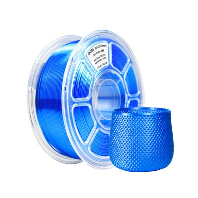 China iboss 3d printing Filament Silk Blue 1.75mm PLA Plus Toughness Enhanced 3D Printer 1000g for sale