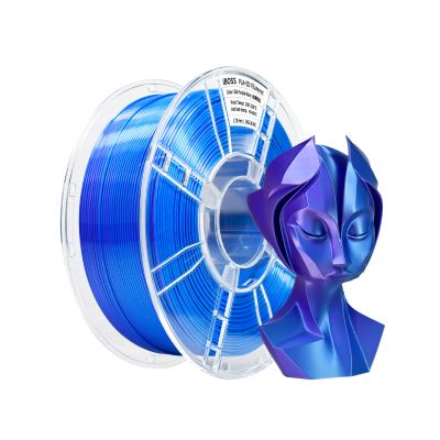 China iboss 3d printing Filament Silk Purple Blue  PLA + Dual Color Toughness Enhanced 3D Printer 1kg for sale