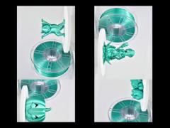 3Dプリント PLA シルク グリーン 1.75mm 3Dプリンター フィラメント 1kg