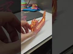 Strong Toughness PLA Filament for 3D Printer Silk Red Gold 3d Printing Filament