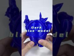 Impressora 3D PLA azul escuro + 1,75 mm com resistência forte e filamento de impressão 3D personalizado
